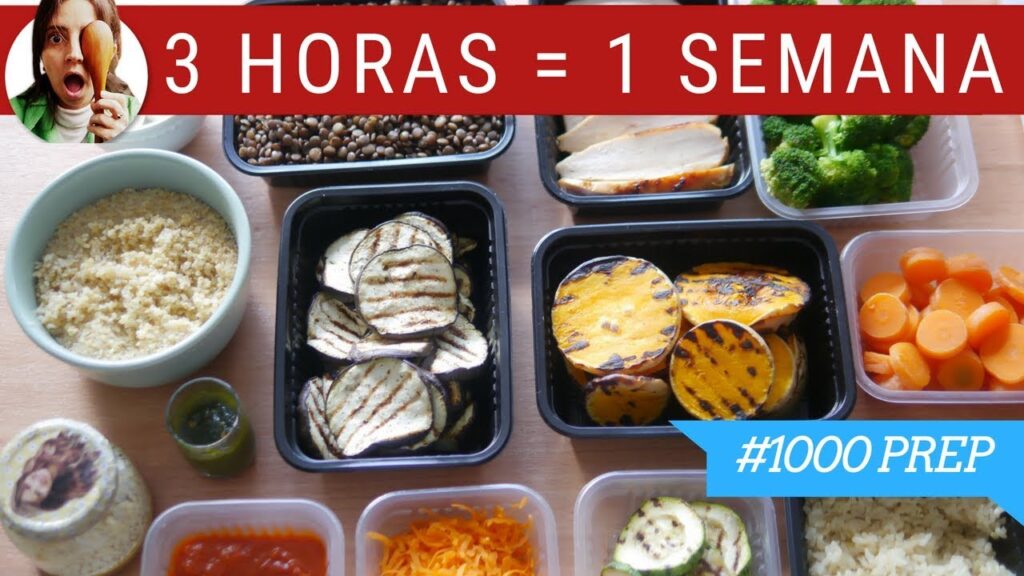 Cómo cocinar un día para comer saludable toda la semana